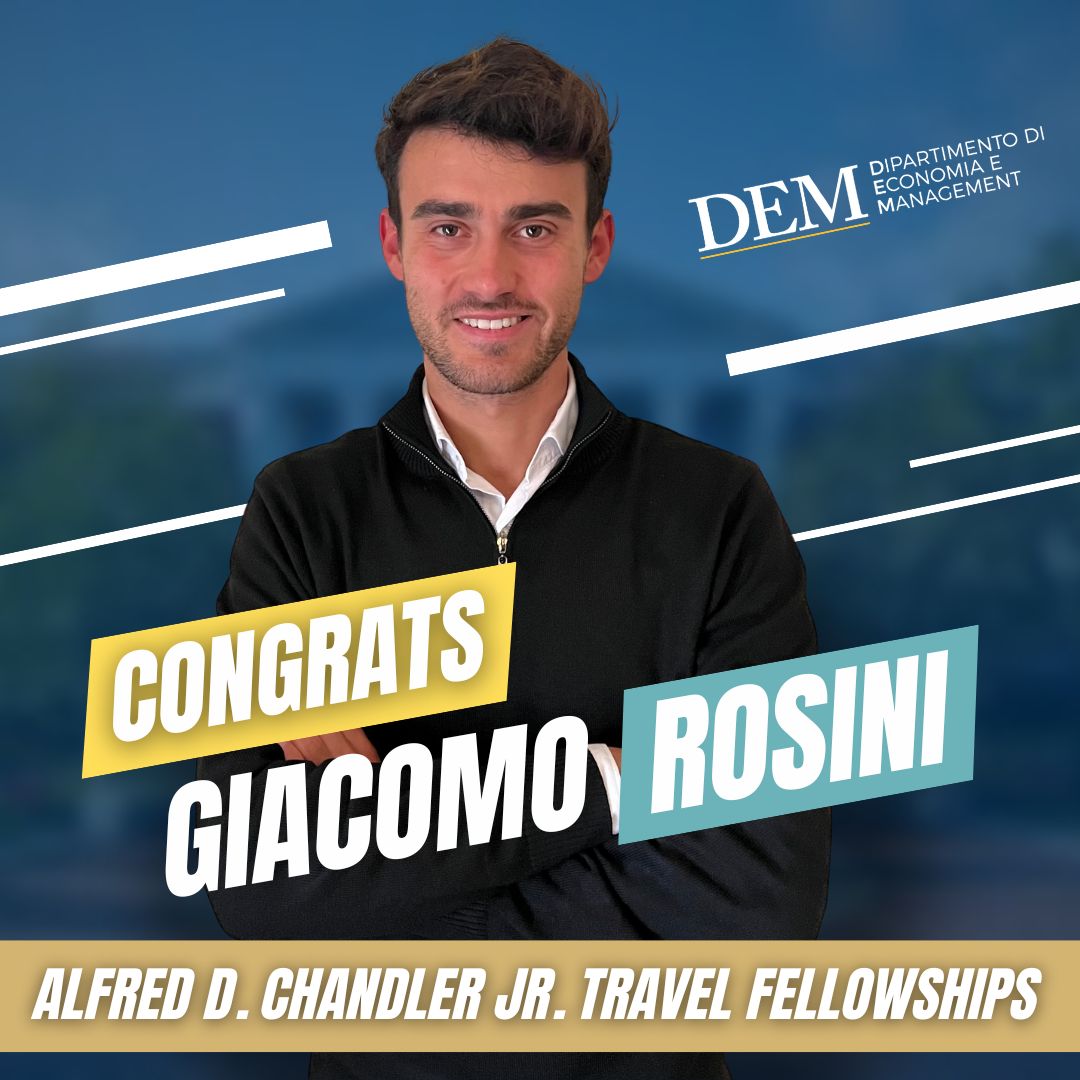 Giacomo Rosini, dottorando dell'Università di Pisa, vince il premio ...